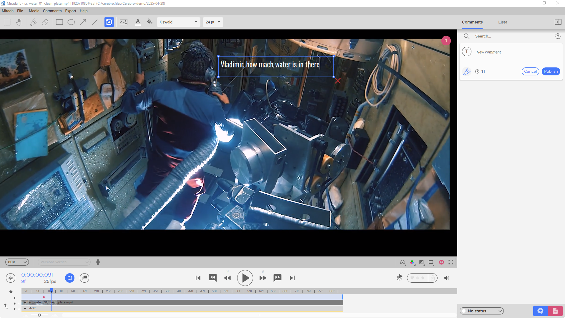 2025/04/29 Overlay in Mirada, Login Window, Project Deletion | Cerebro docs