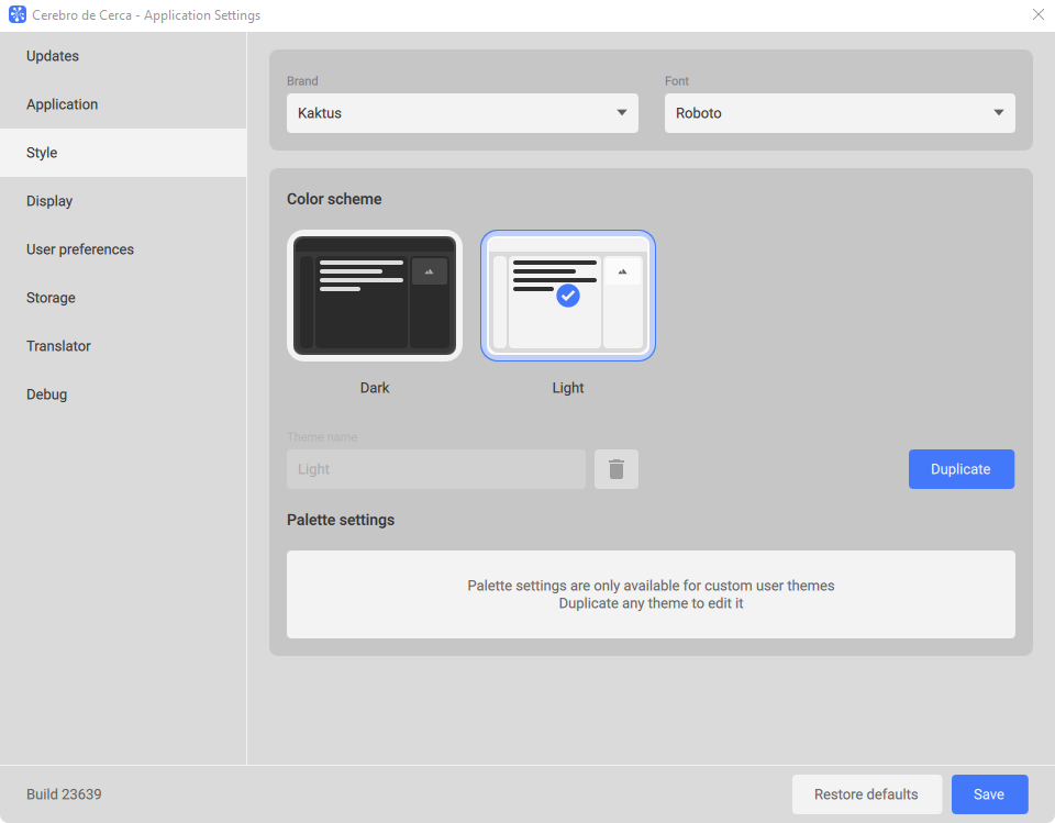2025/10/09 General settings, file cache, multi-login in Tentaculo | Cerebro docs